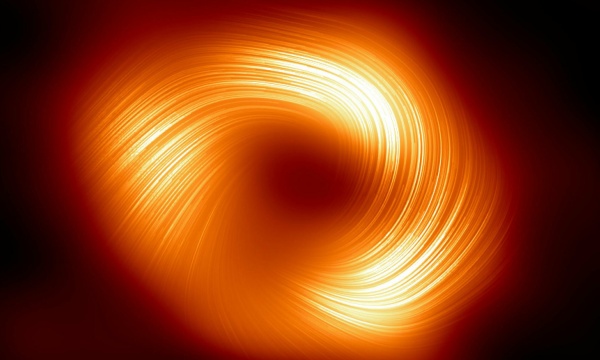 Milky Way Black Hole Has Strong Twisted Magnetic Field In